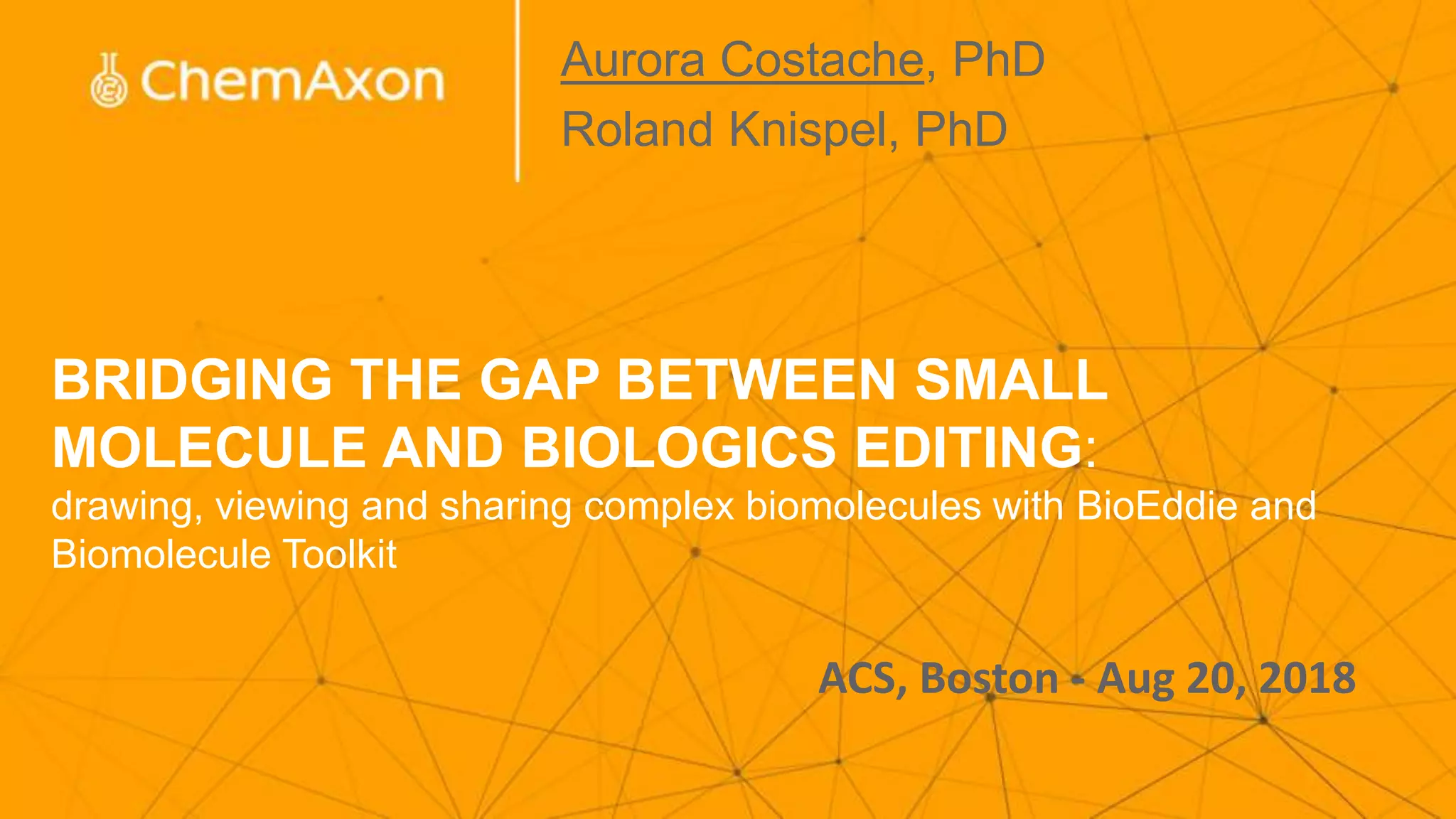 Bridging the gap between small molecule and biologics editing | PPTX