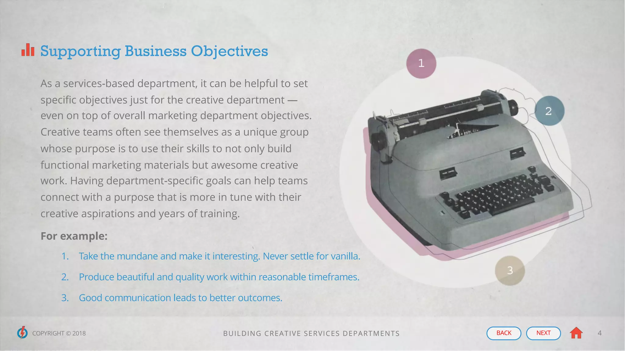 How to Build a Great Creative Services Department | PPT