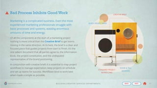 How to Build a Great Creative Services Department | PPT