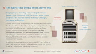 How to Build a Great Creative Services Department | PPT