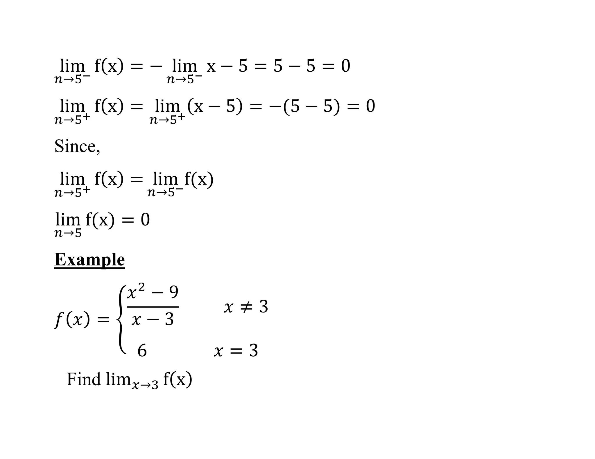 Applied Calculus: Limits of Function | PDF