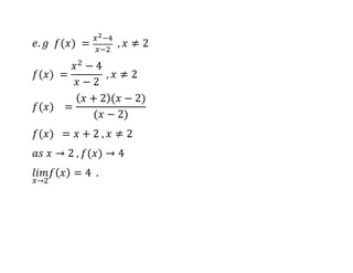 Applied Calculus: Limits of Function | PDF