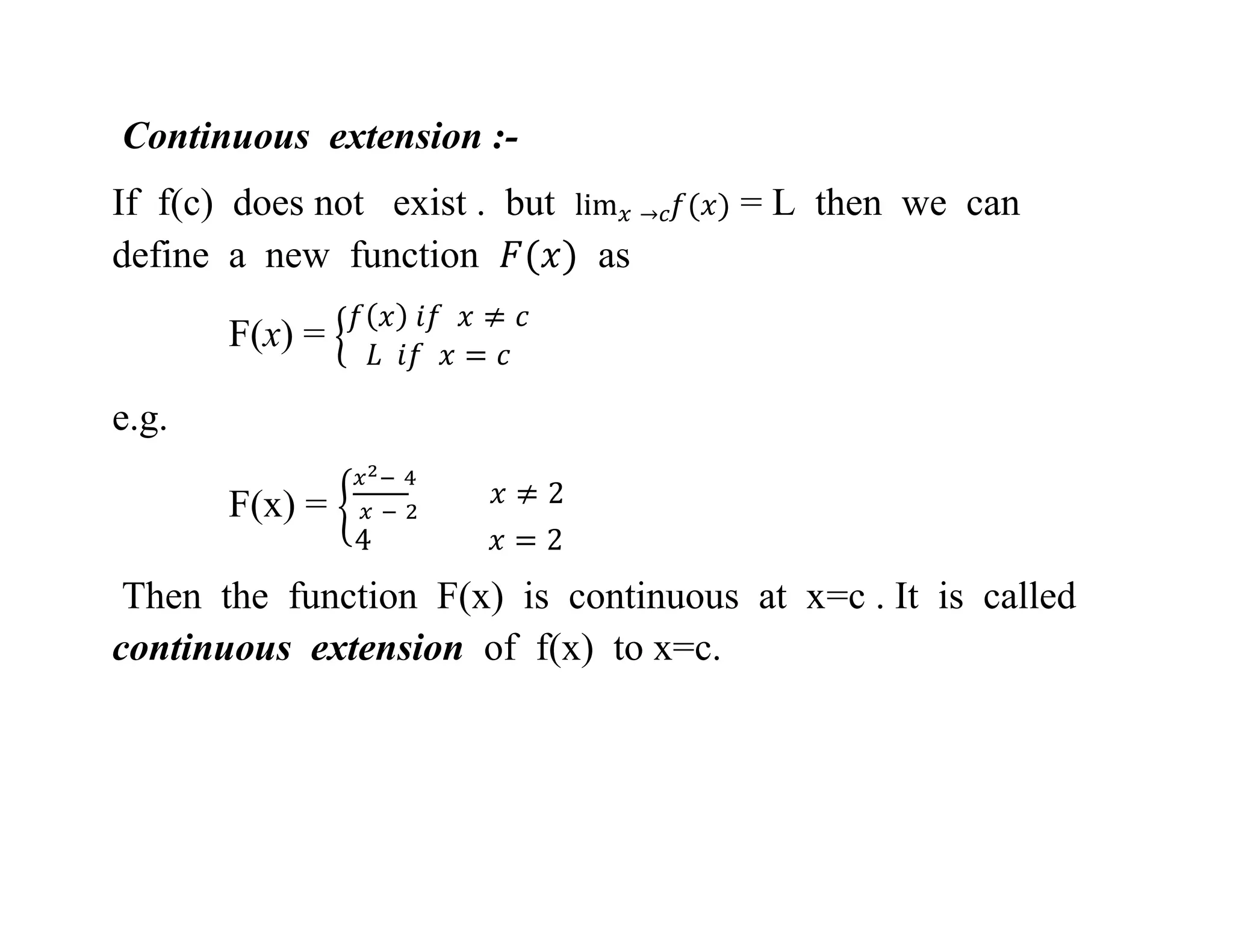Applied Calculus: Continuity and Discontinuity of Function | PDF
