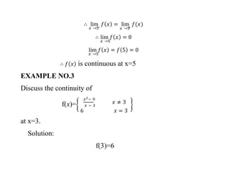 Applied Calculus: Continuity and Discontinuity of Function | PDF