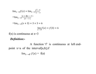 Applied Calculus: Continuity and Discontinuity of Function | PDF