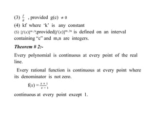 Applied Calculus: Continuity and Discontinuity of Function | PDF