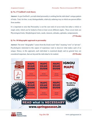 MAPC IGNOU Assignment Personality 2023.pdf