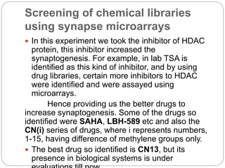 synapse microarray ppt | PPTX