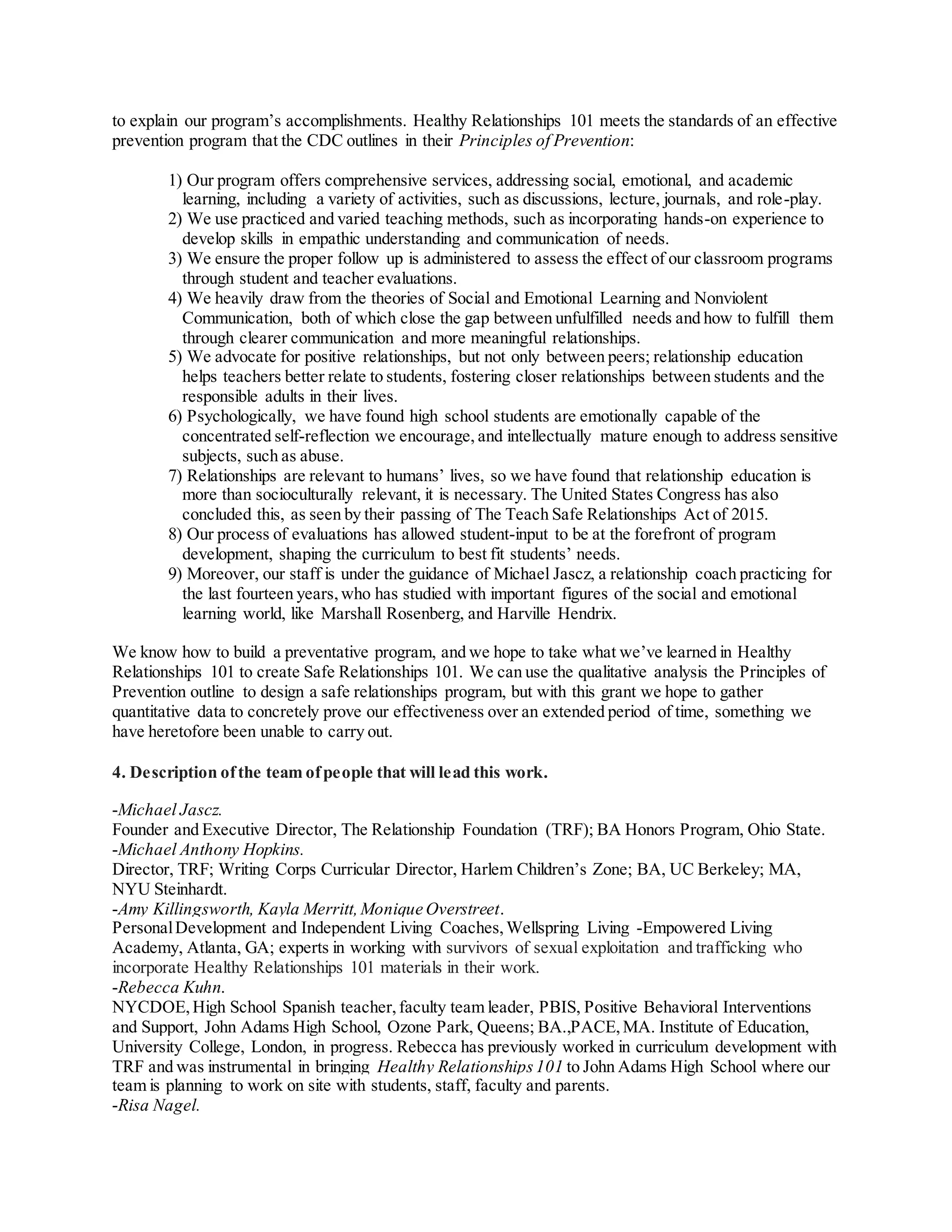 Letter of Intent - JBC | PDF