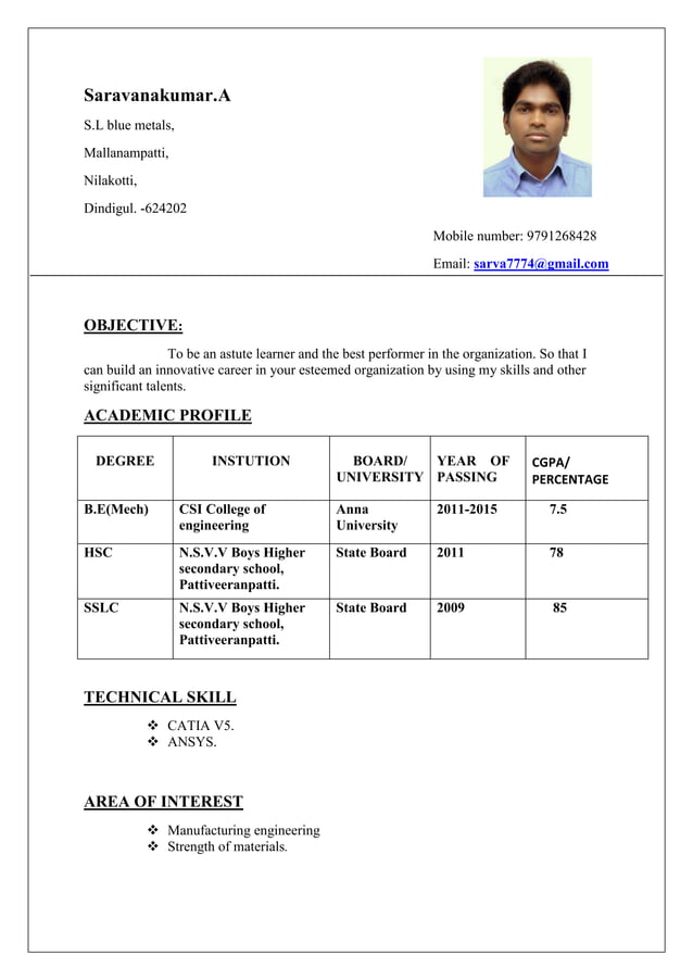 SaravanaKumar-Resume | PDF