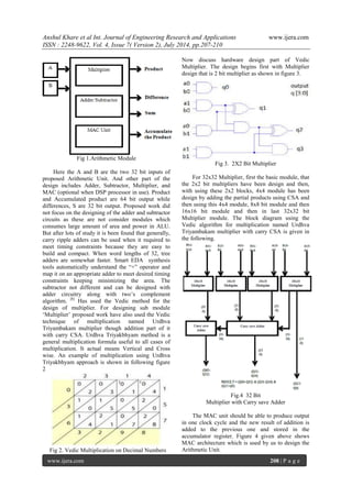 ALU Using Area Optimized Vedic Multiplier | PDF