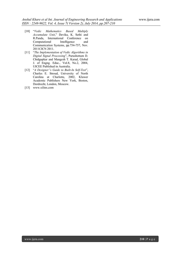 ALU Using Area Optimized Vedic Multiplier | PDF