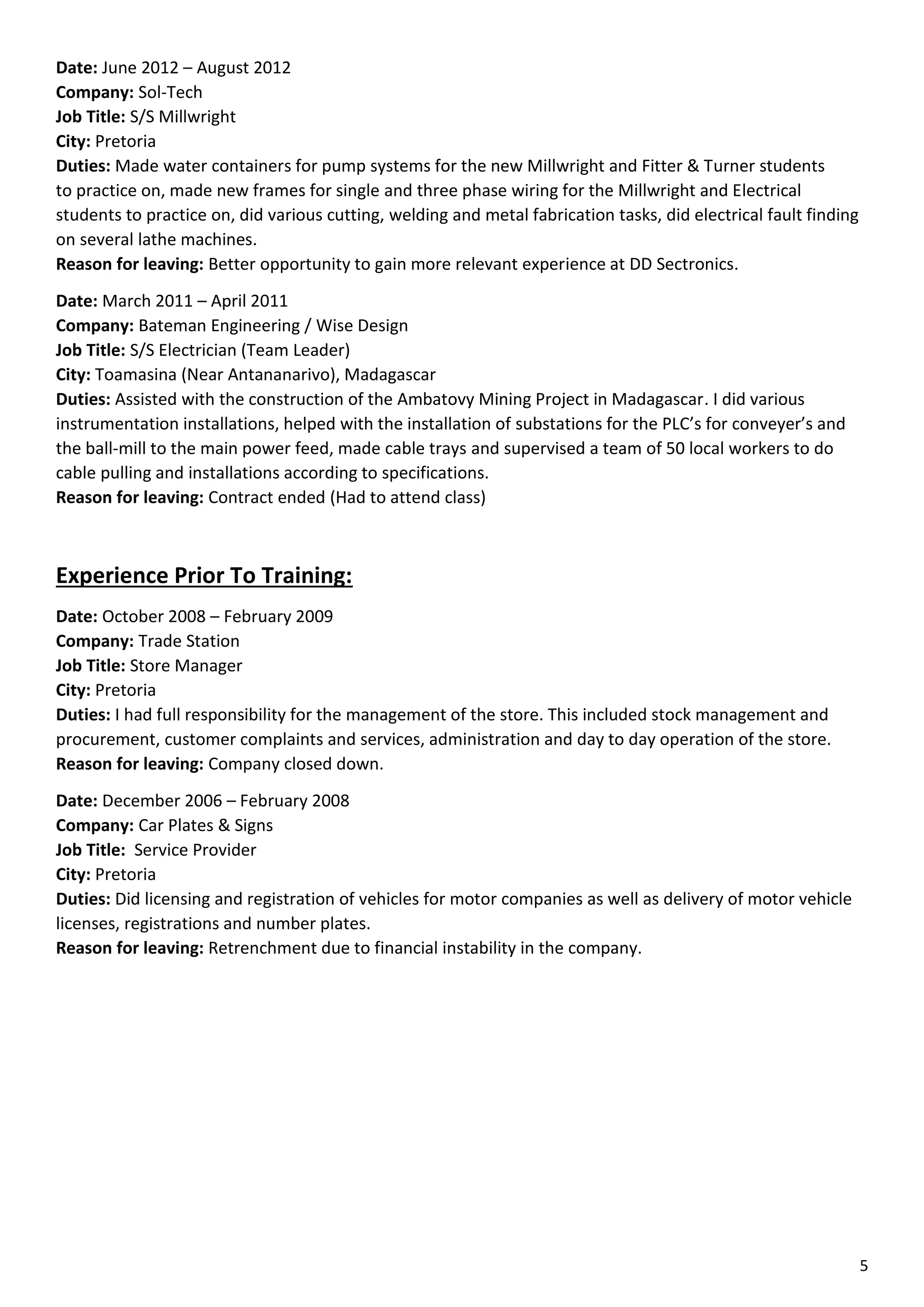 Robin_Orchard_CV-2016 | PDF | Business | Business and Finance