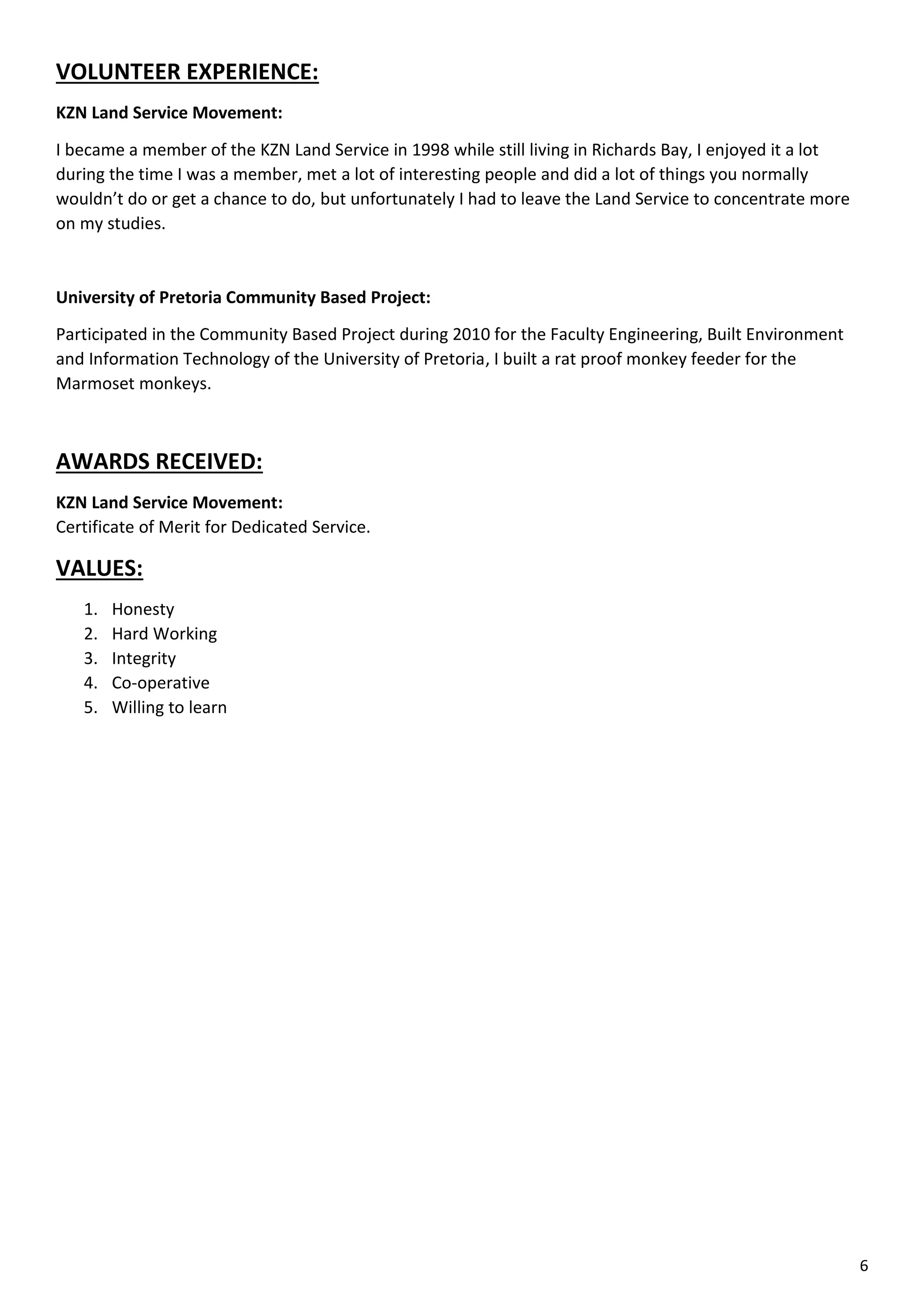 Robin_Orchard_CV-2016 | PDF | Business | Business and Finance