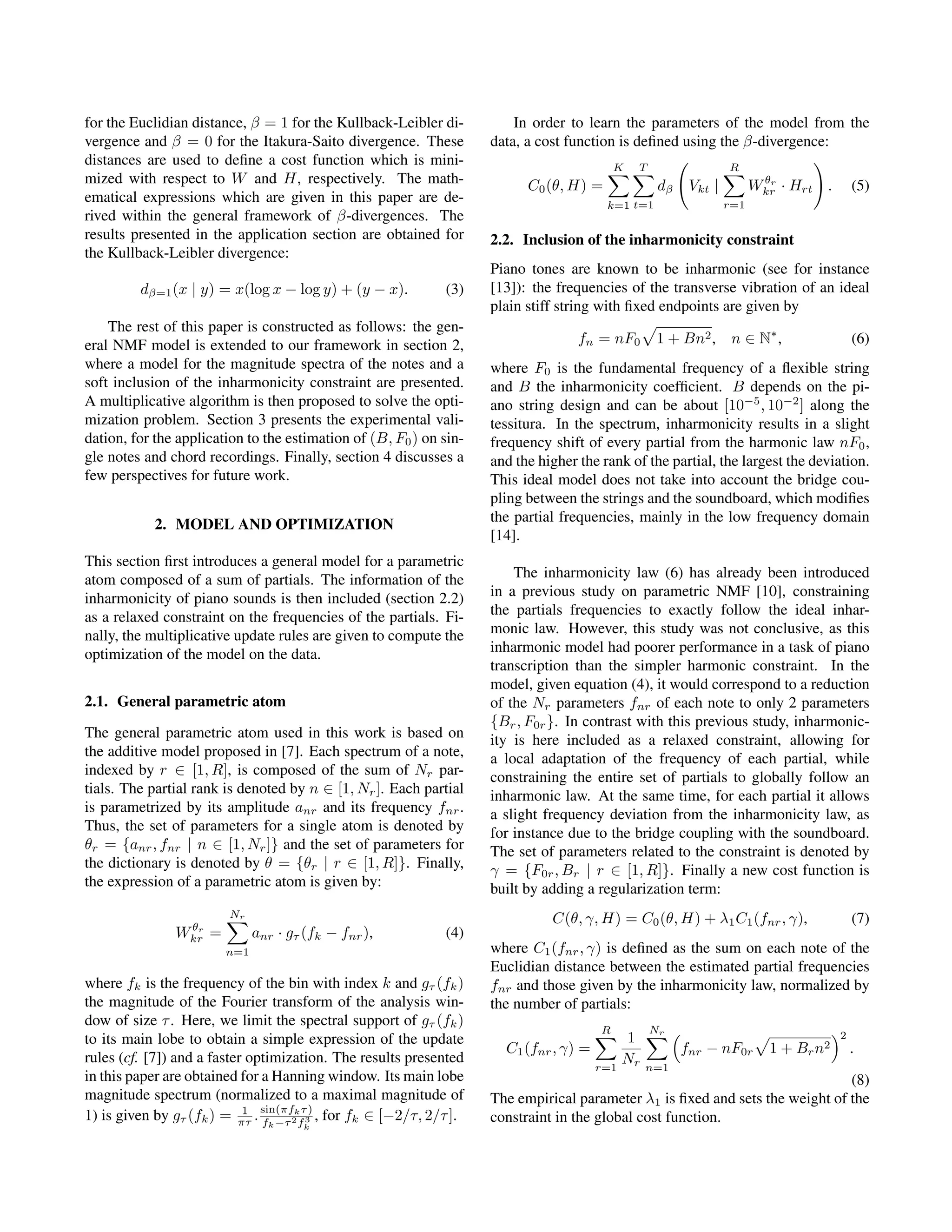 (2012) Rigaud, David, Daudet - Piano Sound Analysis Using Non-negative Matrix Factorization with ...