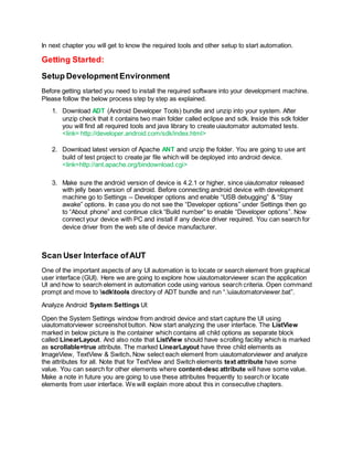 UIAutomator | PDF