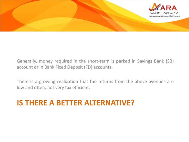 Ara_Liquid Mutual Fund | PPT