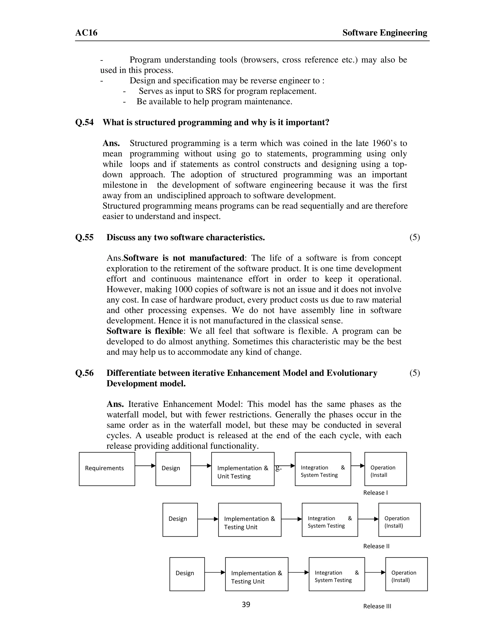 Software Engineering MCQs | PDF