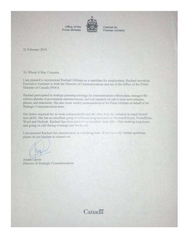 letter of recommendation - PMO 2 | PDF