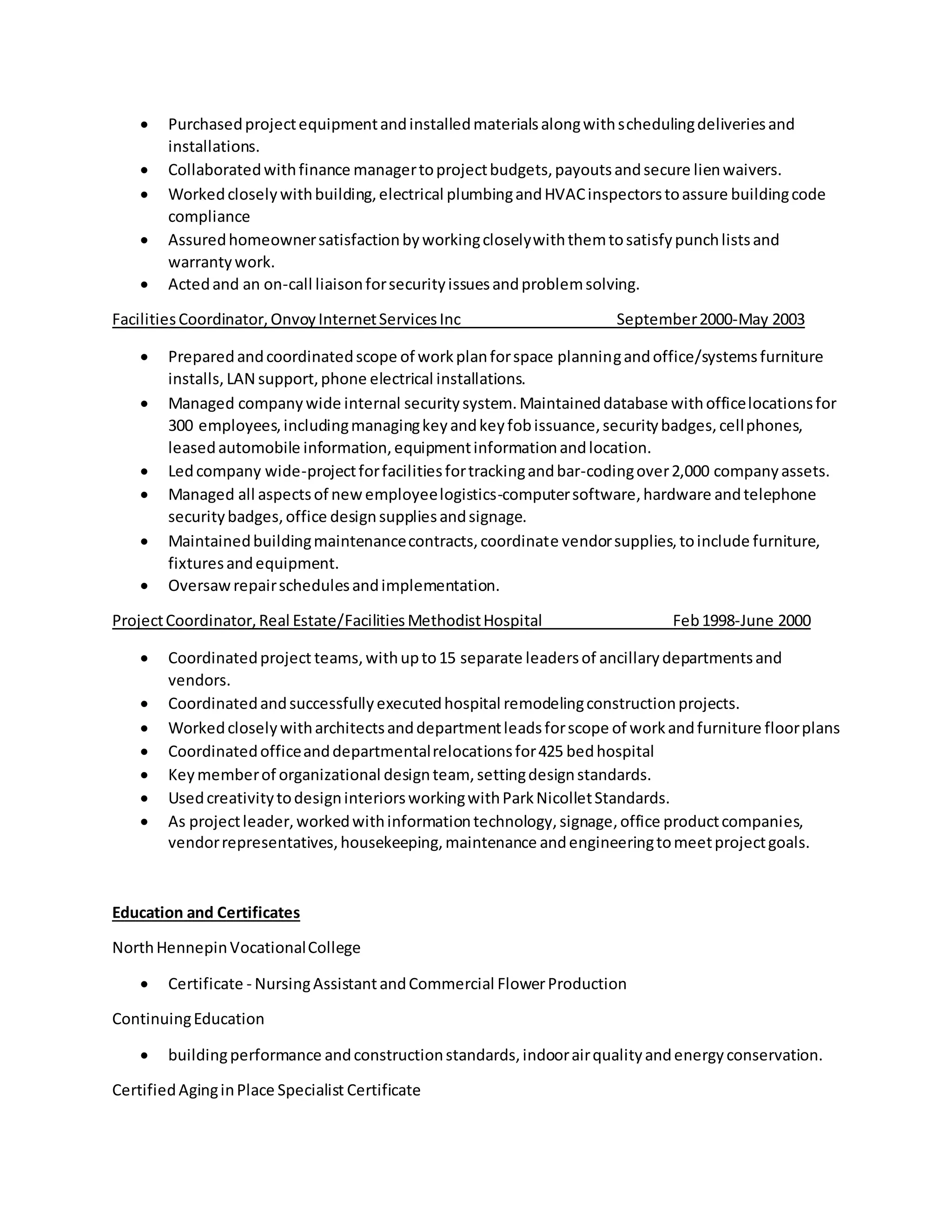 Janet Lauseng Resume | DOCX | Civil Engineering Industry | Industries