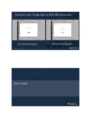 Forge - DevCon 2016: Integrate & extend your construction ecosystem with BIM360 API & Forge ...