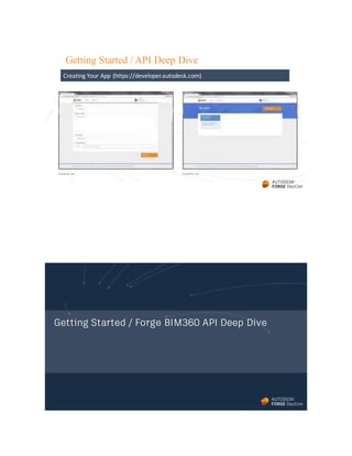 Forge - DevCon 2016: Integrate & extend your construction ecosystem with BIM360 API & Forge ...