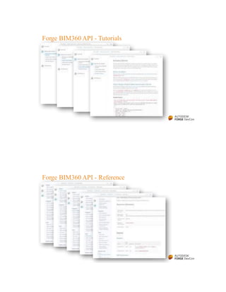 Forge - DevCon 2016: Integrate & extend your construction ecosystem ...