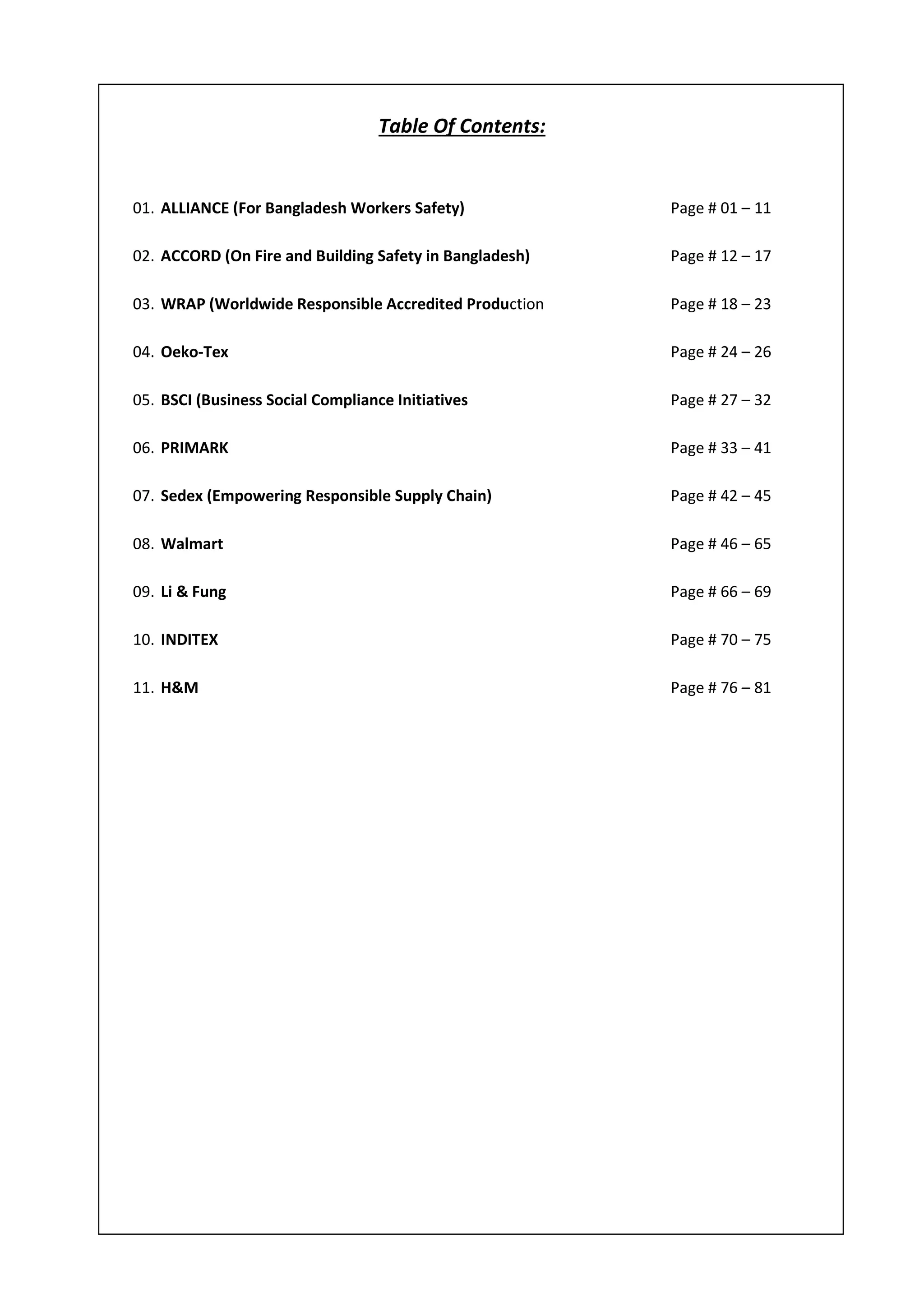 Index - Factory Com. Standard & Certifications | PDF