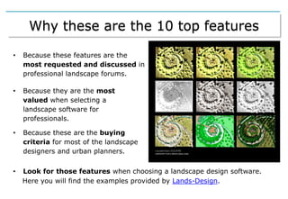 Top 10 Features Landscape Design Software | PPT