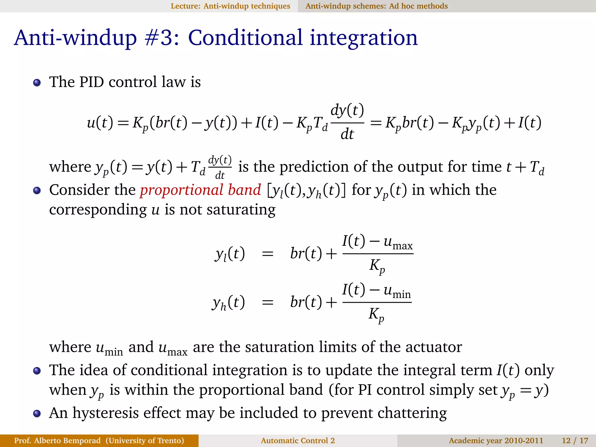 Ac2 09-anti windup | PDF