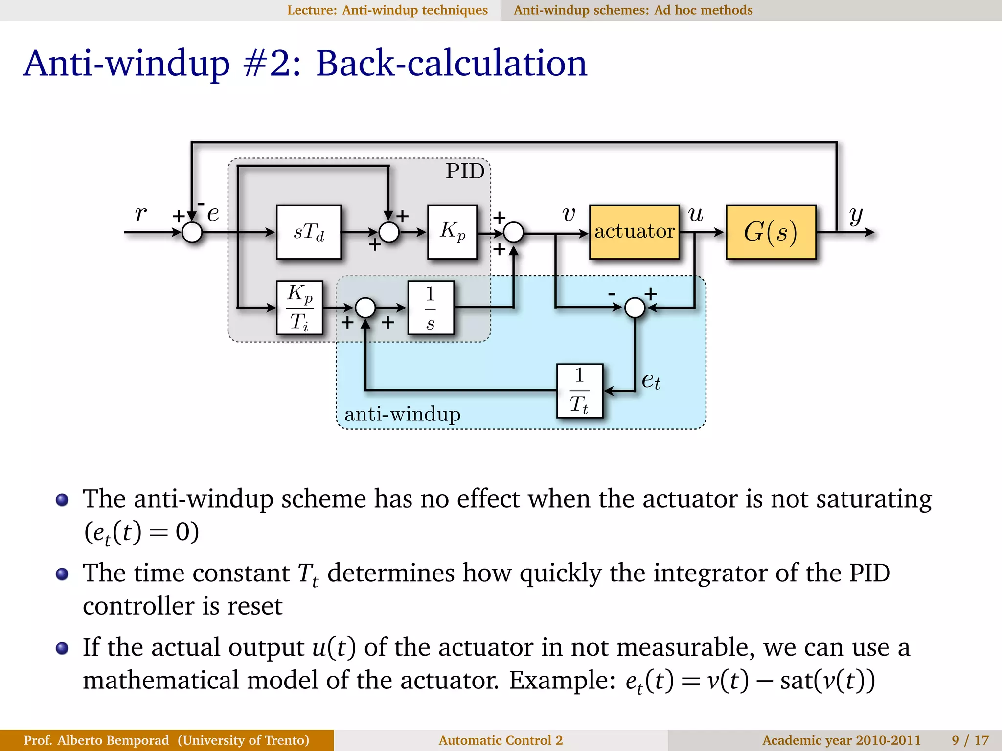 Ac2 09-anti windup | PDF