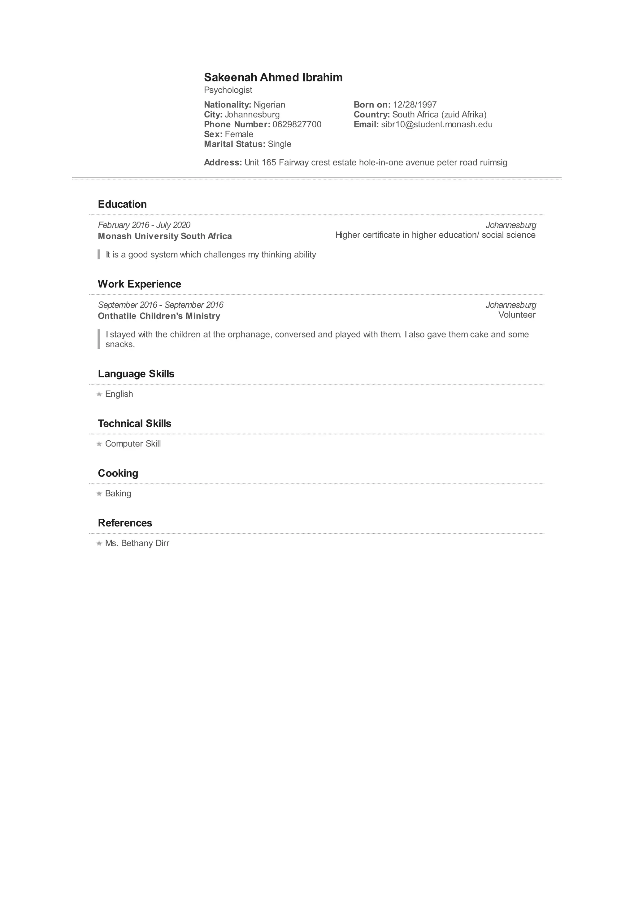 CurriculumVitae (3) | PDF