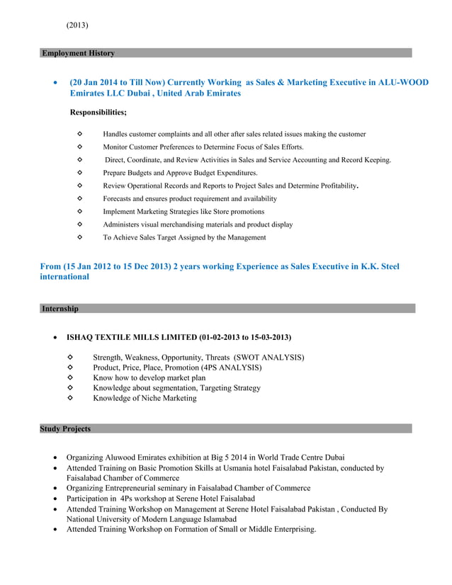 umer sharif cv | PDF