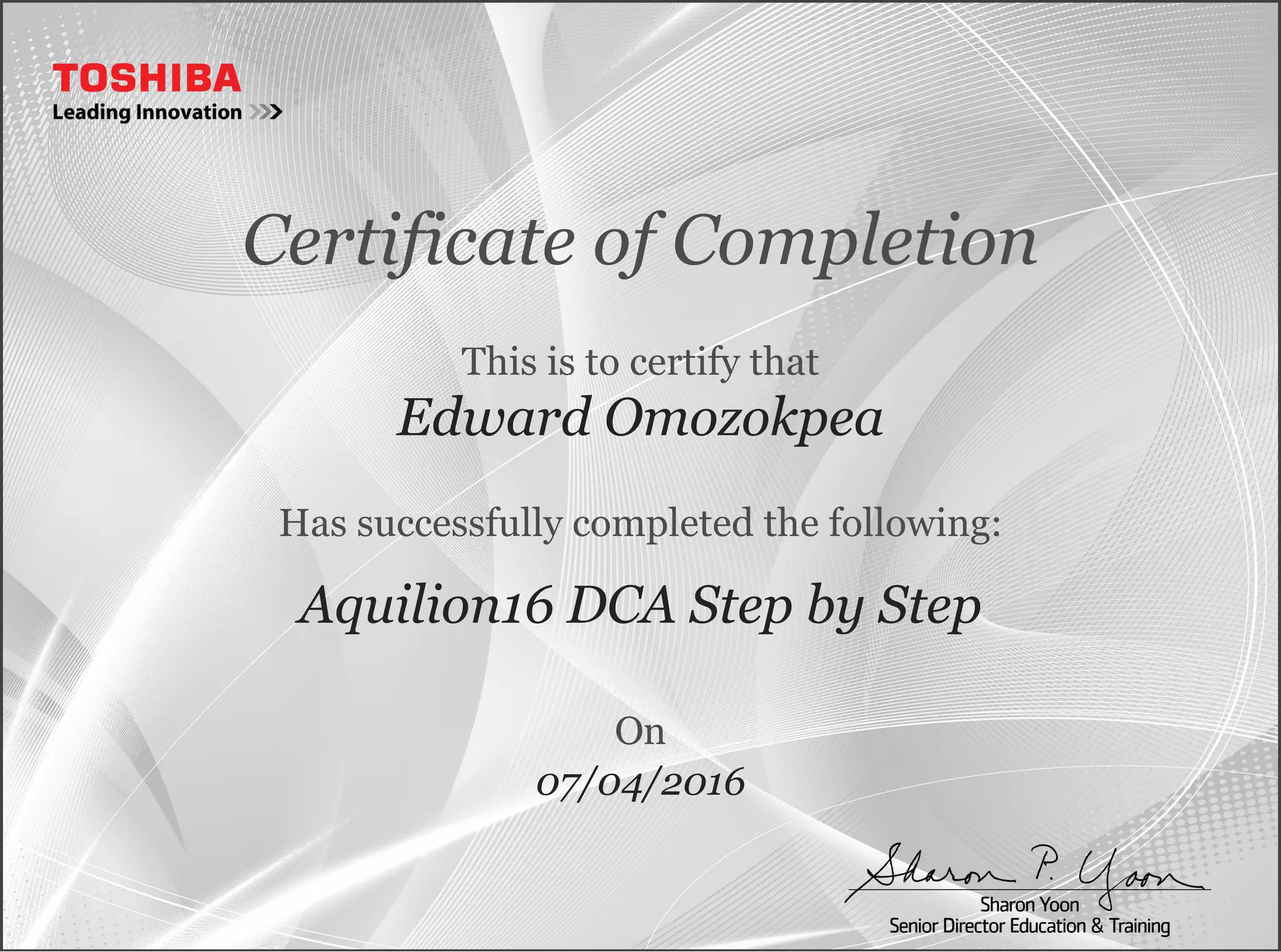 Certificate for DCA step by step | PPT