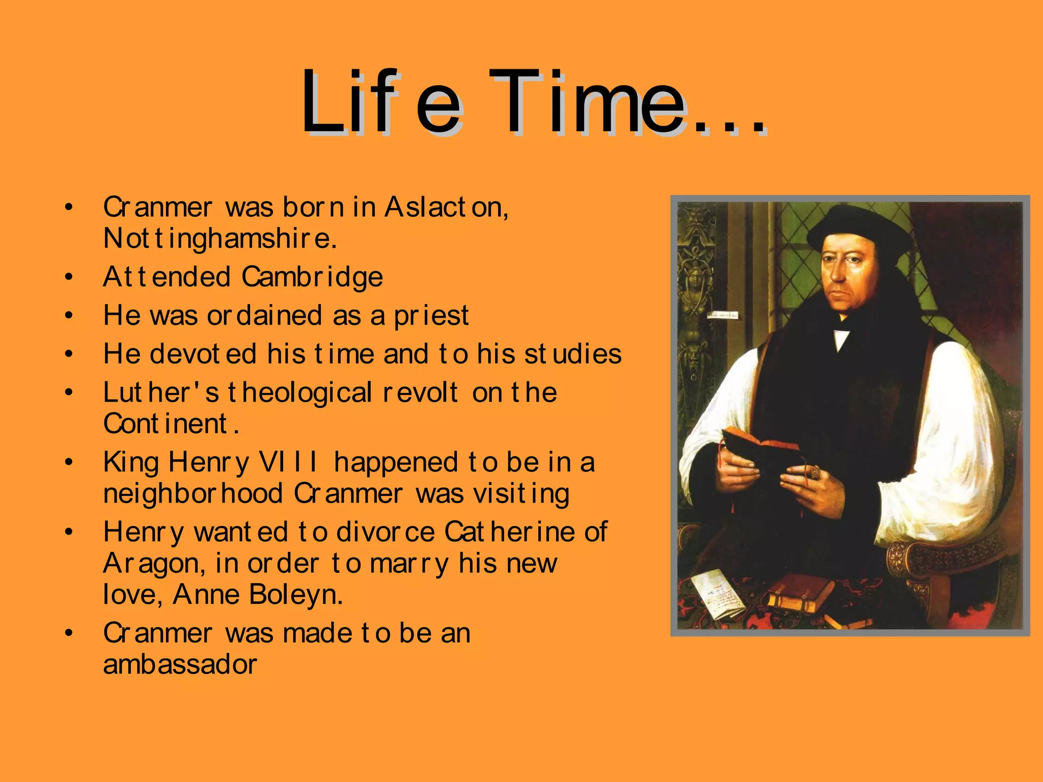 Thomas Cranmer | PPT