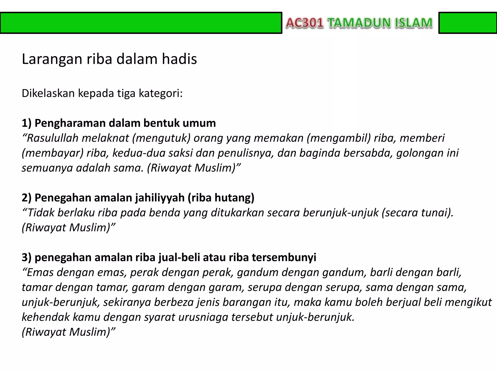 Tamadun_Islam (riba) | PPTX