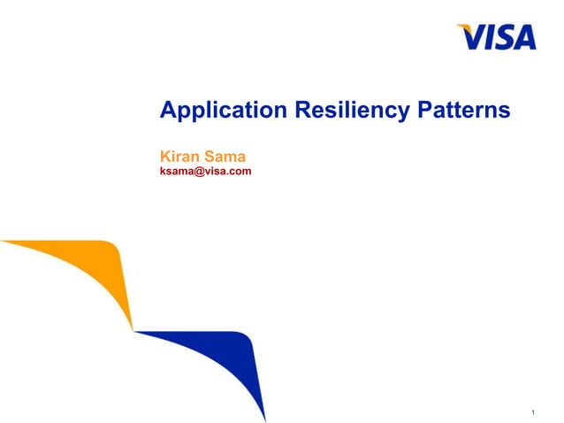 Application Resilience Patterns | PPT