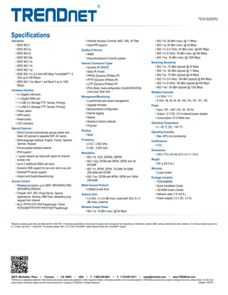 Ac3200 tri band wireless router | PDF