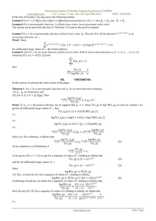A Special Type Of Differential Polynomial And Its Comparative Growth Properties | PDF