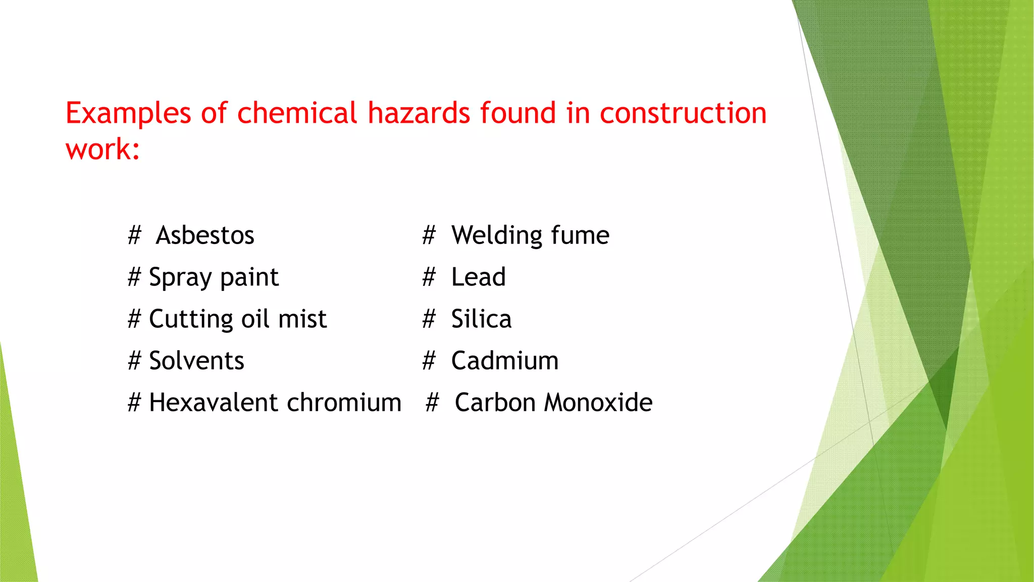 HEALTH HAZARDS IN CONSTRUCTION | PDF
