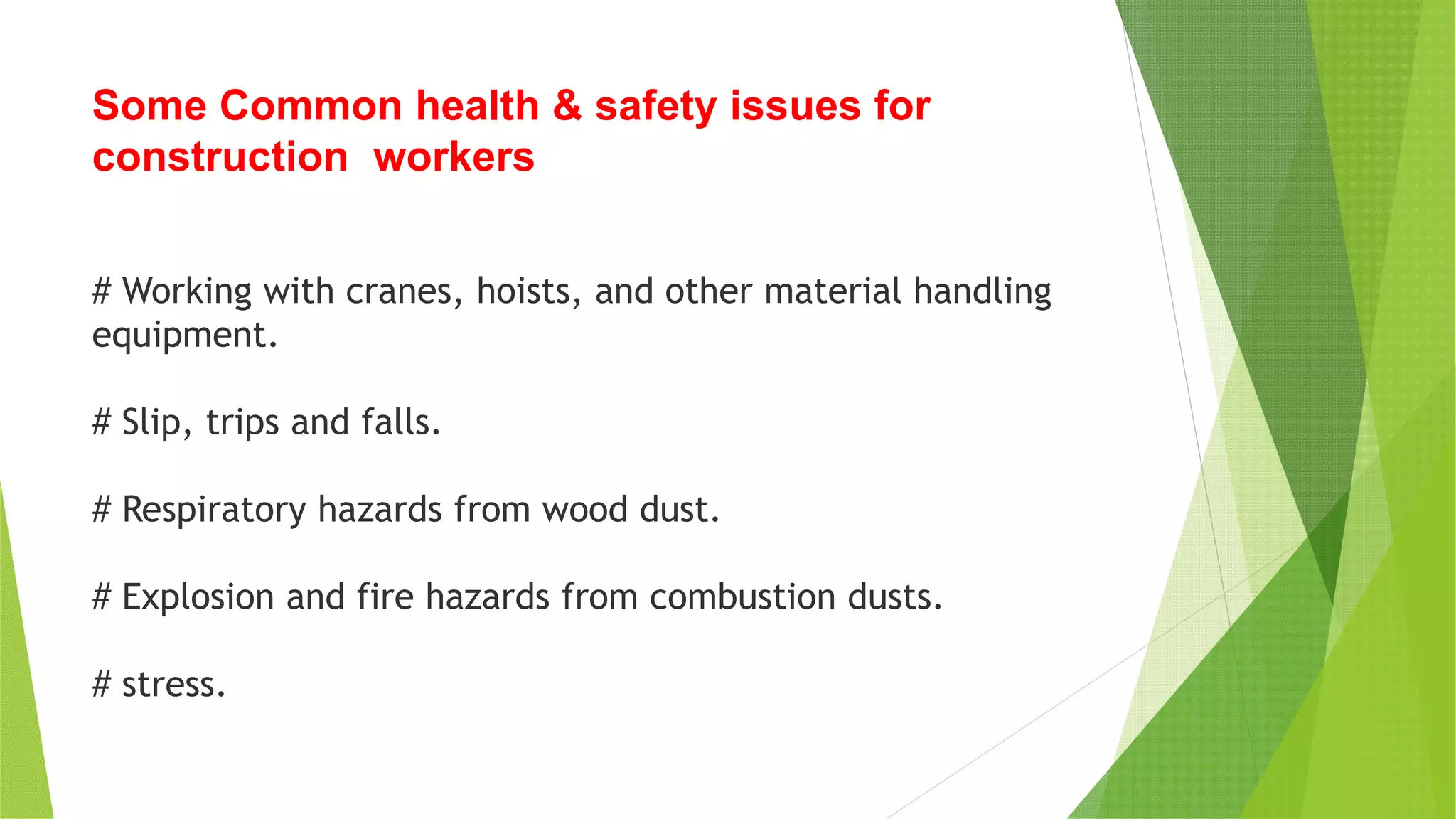 HEALTH HAZARDS IN CONSTRUCTION | PDF