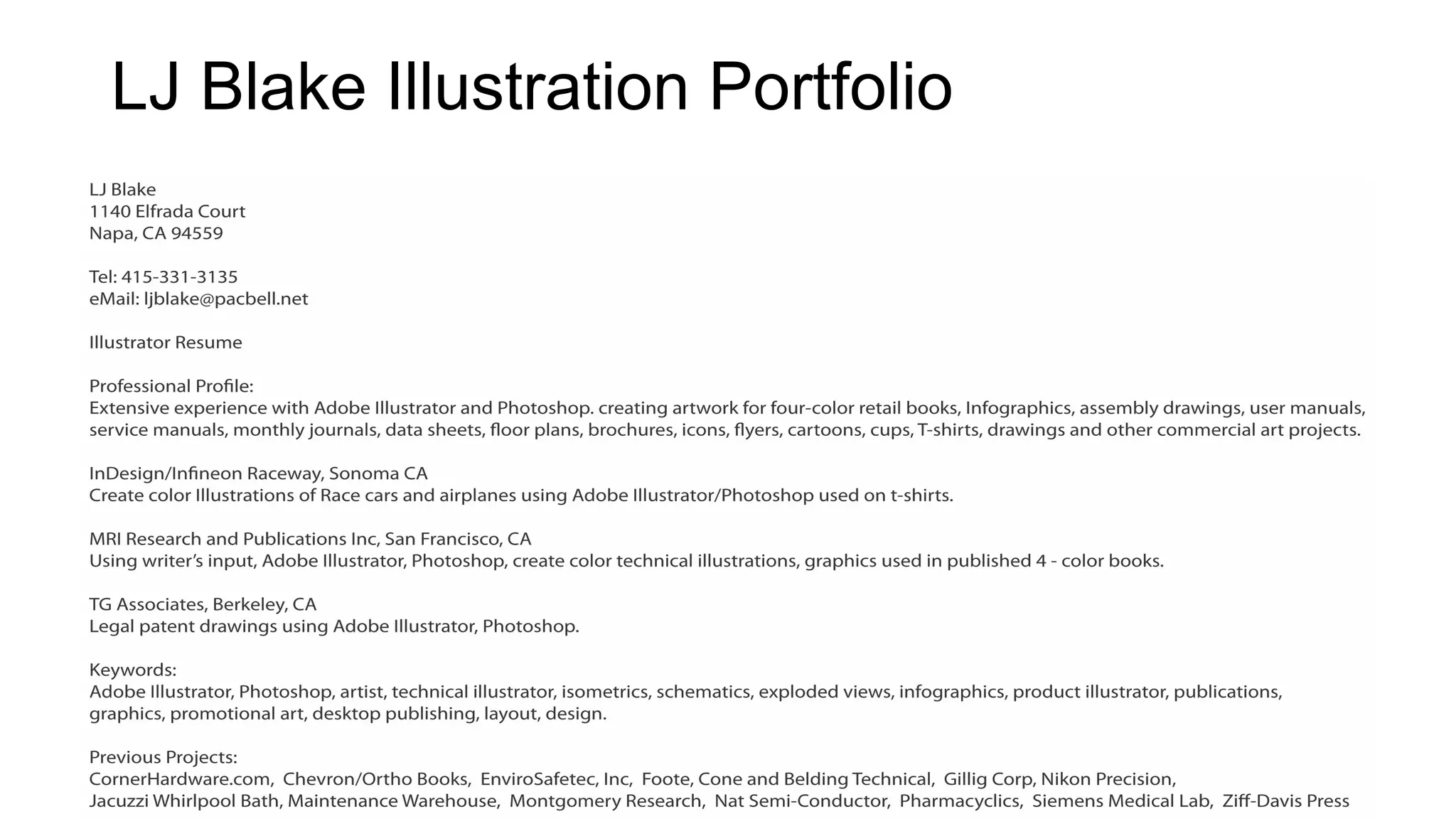 LJ Blake Portfolio | PDF