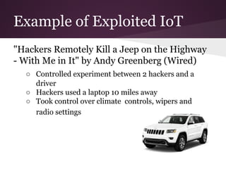 Digital Security for the IoT Presentation | PDF
