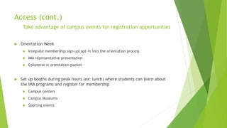 IMA Marketing Plan | PPT