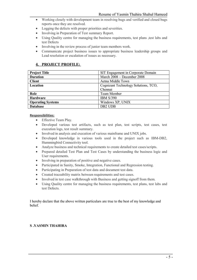 Yasmin-Manual plus Mainframe Testing | PDF