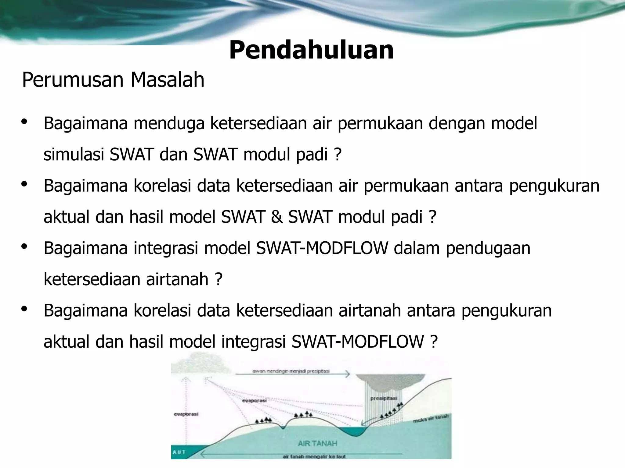 Penelitian SWAT-MODFLOW | PDF