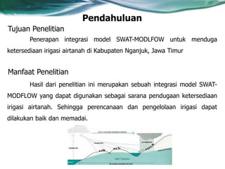 Penelitian SWAT-MODFLOW | PDF