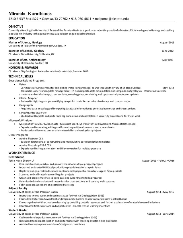 mirandaresume5 | PDF