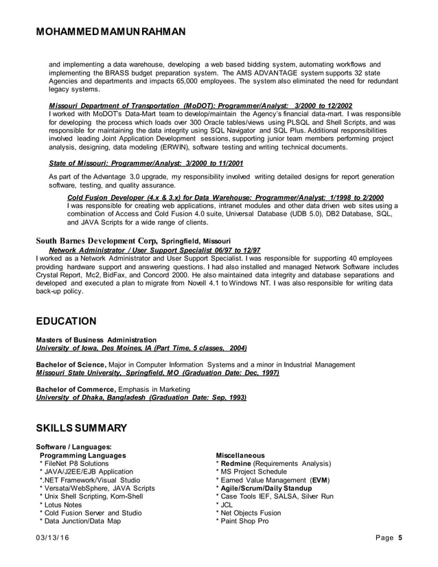 Mamun Rahman_PM | PDF