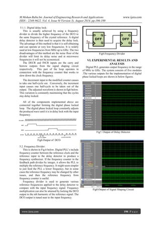Design and Implementation of Digital PLL using Self Correcting DCO System | PDF